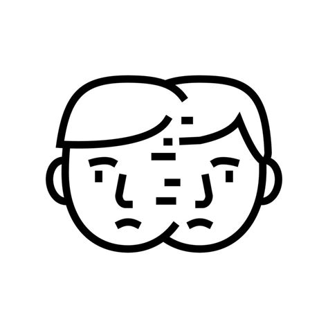Difficulty Paying Attention Focusing On Tasks Or Remembering Line Icon
