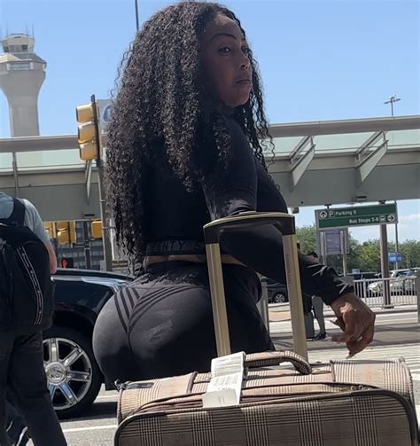 Ebony Bbl From Airport Series Oc Spandex Leggings And Yoga Pants