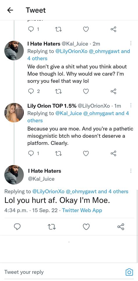 Lily Orion Top 15 On Twitter Cancelthem000 The Rest Is On My Page