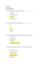 Which Of The Following Correctly Declares An Array Of Four Integers A