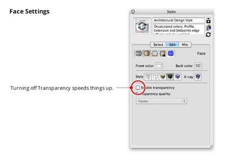 speed up sketchup use fast styles sketchupdate