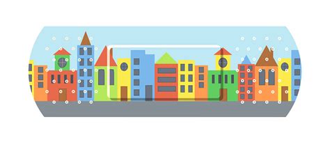 의료 석고 다채로운 도시 풍경 만화 디자인 벡터 일러스트 레이 션 흰색 절연 건강관리와 의술에 대한 스톡 벡터 아트 및 기타 이미지 건강관리와 의술 건강한 생활방식