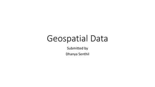 Geospatial Data Ppt Pptx Geography Science