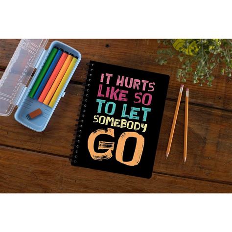 Coldplay Notebook Let Somebody Go At Rs 399 00 Paper Notebook