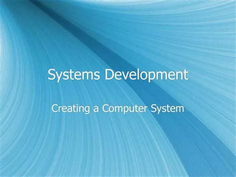 PPT Systems Development PowerPoint Presentation Free Download ID 6891443