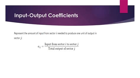 Input Output Analysis Mathematical Economics Pptx
