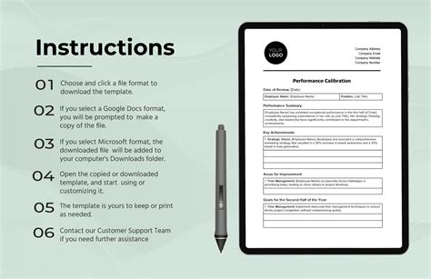 Performance Calibration Hr Template In Word Pdf Google Docs