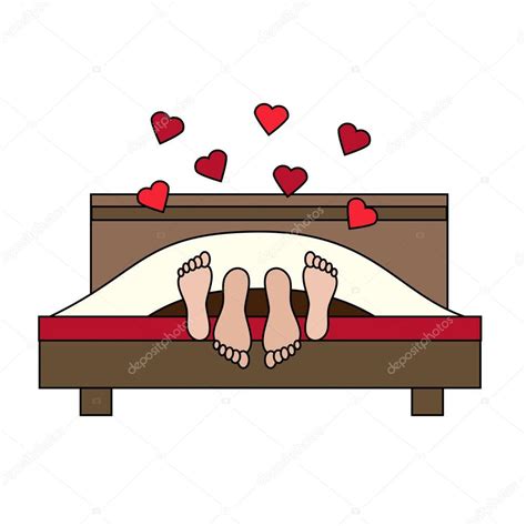 Pareja teniendo sexo en la cama Familia amantes haciendo el amor Día de San Valentín