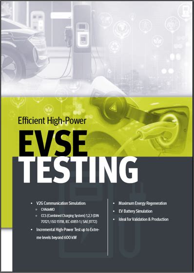 Efficient High Power Evse Testing