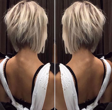 Love the back of this cut Прически для густых волос Тренды в