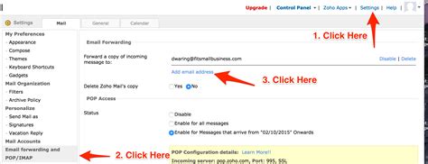 Taona Designs How To Link Zoho Email With Gmail