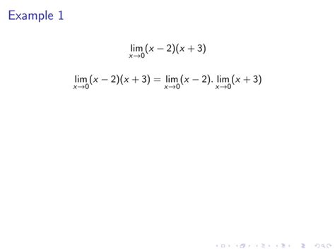 Day 2 Basic Properties Of Limits Pdf