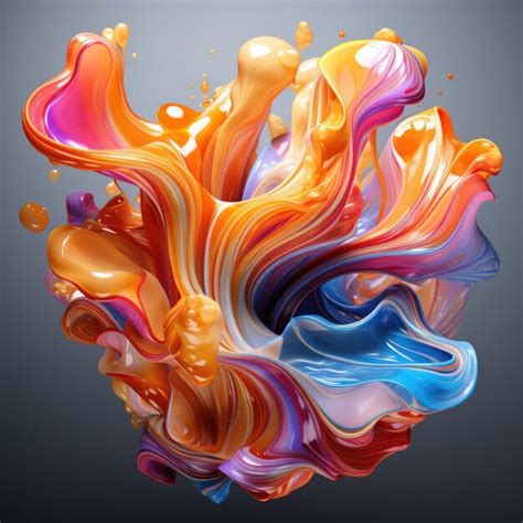 premium ai image an abstract shape