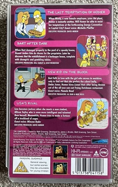 The Simpsons Sex Lies And The Simpsons Animated Vhs 1998 Tested