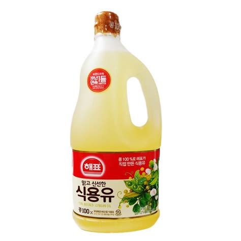 해표 식용유 1 8l 1병