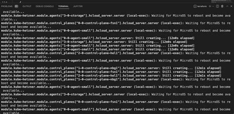 waiting for microos to reboot and become available · issue 308