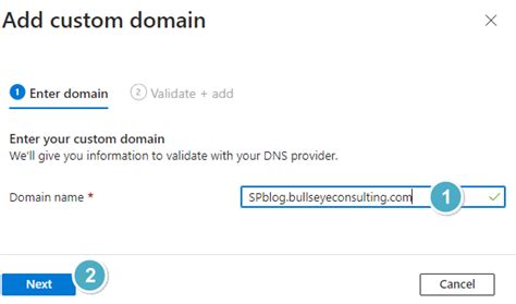 Add Custom Subdomain To Azure Static Web App Bullseye Consulting