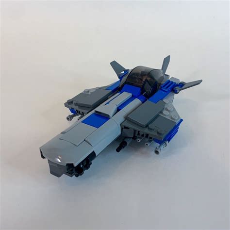 Lego Moc Interceptor Spaceship By Hgmoc Rebrickable Build With Lego
