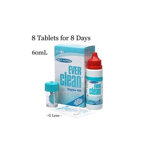 Avizor Ever Clean Preservative Free Contact Lens Solution 60ml Travel