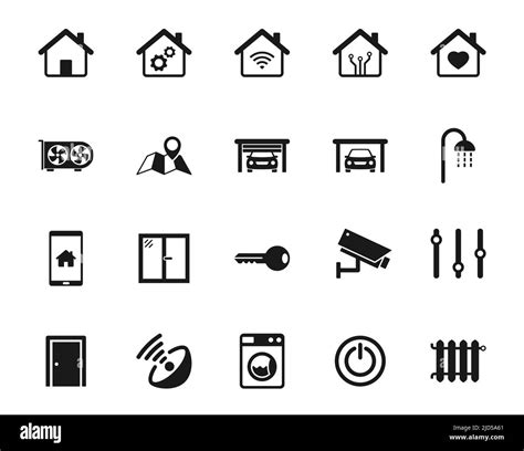 Smart Home Technology Vector Icons Stock Vector Image And Art Alamy