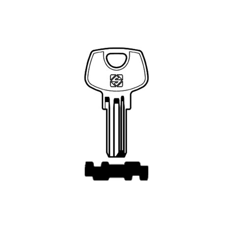 Silca Dimple Key Blank Dm128 For Dom Brass Zieh