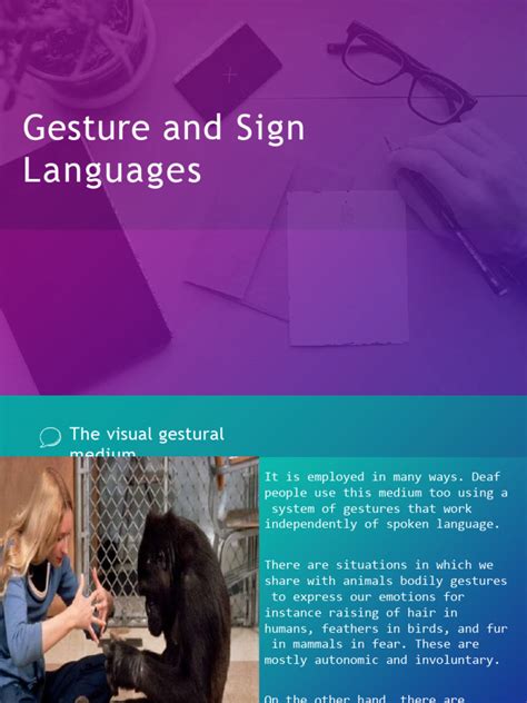 gesture and sign language pdf sign language gesture