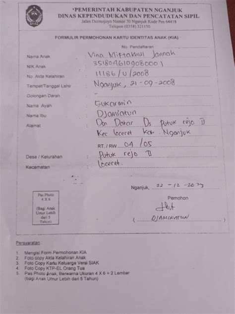 Mengisi Formulir Permohonan Kia Download Formulir Cp 2024 00000123 005