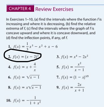 Solved In Exercises A Find The Intervals Where The Chegg Com