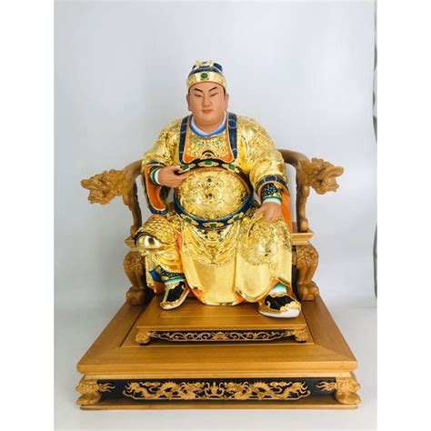 「華誠」精雕 一尺三拖身 吳府千歲 三王 贈圖上拖尺六雙色拖椅 可加價升級椅子 樟木雕刻 神像 蝦皮購物