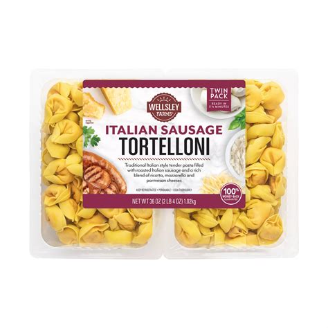 Wellsley Farms Italian Sausage Tortellini 36 Oz Bjs Wholesale Club