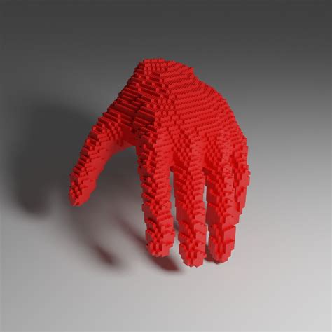 3d Model Lego Hand Vr Ar Low Poly Cgtrader