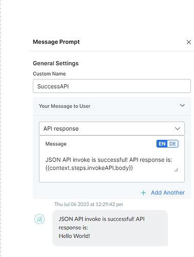 How To Save Api Response In Smart Assist Ai For Service Koreai Bot