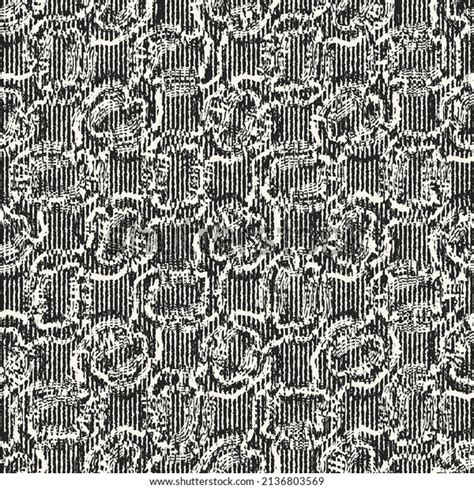 Monochrome Grain Stroke Textured Dotted Pattern Stock Vector Royalty Free 2136803569