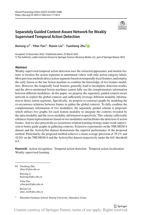 Separately Guided Context Aware Network For Weakly Supervised Temporal