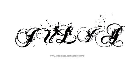 Julia Name Art