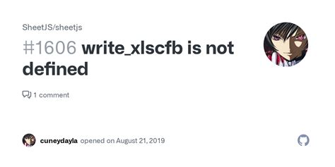 Writexlscfb Is Not Defined · Issue 1606 · Sheetjssheetjs · Github
