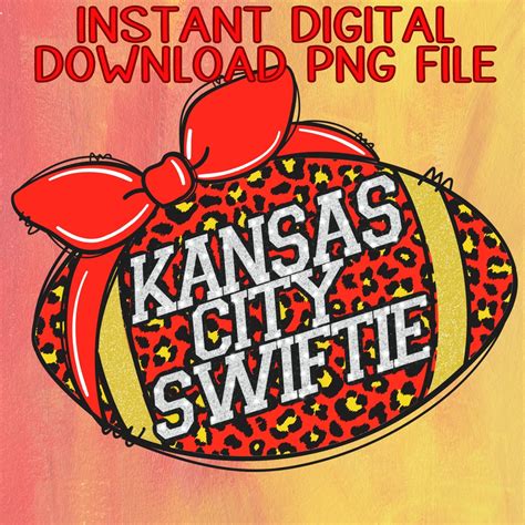 Kansas City Swiftie Bow Football Travis Kelce Taylor Swift 87