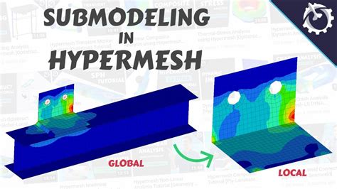Submodeling In Hypermesh Optistruct Tutorial Youtube