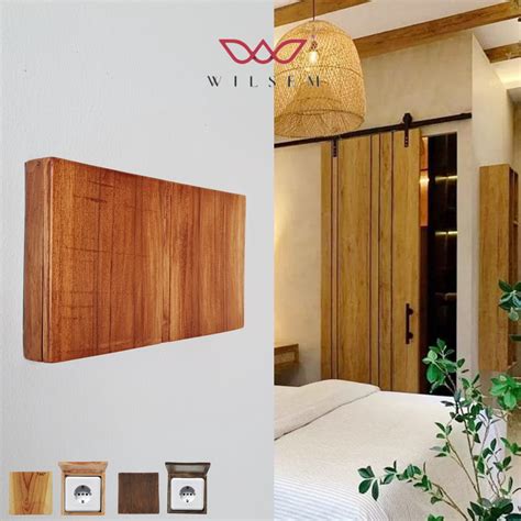 Kayu Switch Frameswitch Frameswitch Accessories100 Teak Wood Switch