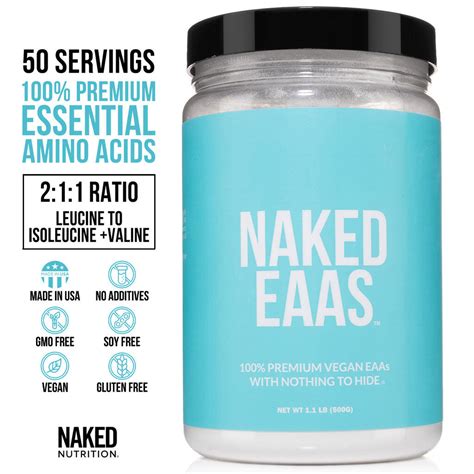 Essential Amino Acids Supplement Naked Eaas 50 Servings