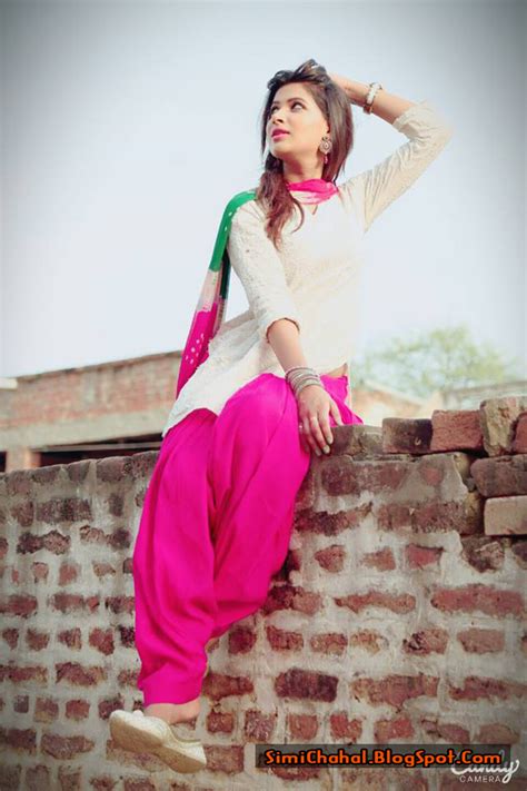 Punjabi Suit Girl In Village Home 640x960 Wallpaper