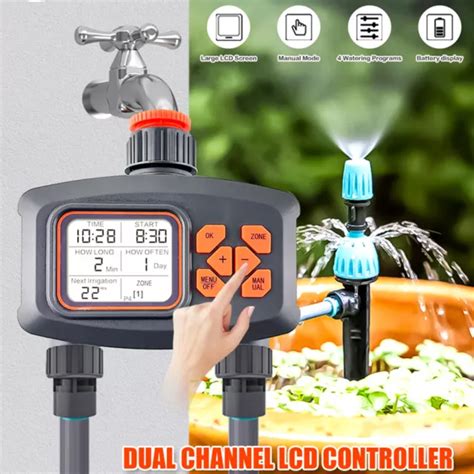 Irrigation Controller Automatic Water Tap Timer Digital Garden Watering System 46 26 Picclick Au