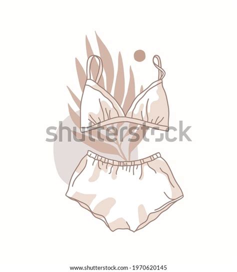 Stylish Vector Illustration In Boho Style Terracotta Colors Drawn