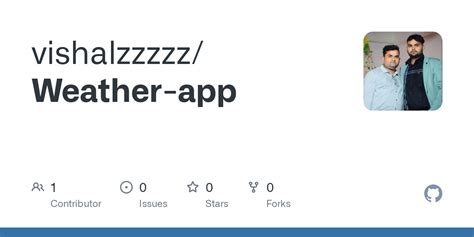 Github Vishalzzzzzweather App