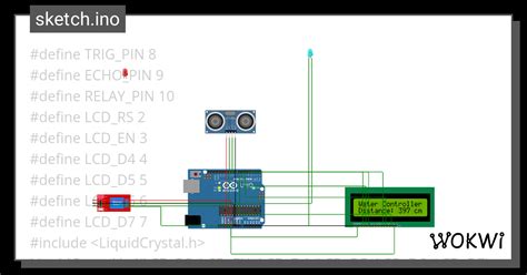 Automatic Water Controller Arduino Copy Wokwi Esp Stm Arduino