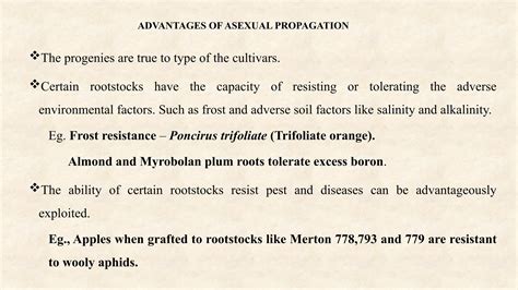 Asexual Propagation Importance Advantages And Disadvantages Of