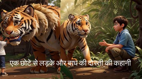 एक छट स लडक और बघ क दसत क कहन YouTube