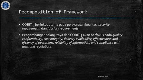 Part Ii Cyber Security Governance Audit And The Cobit 5 Framework Ppt