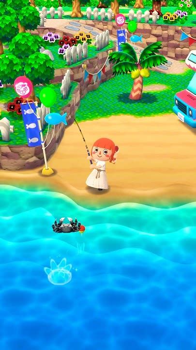 【ポケ森】釣り大会で「くろいケガニ」が釣れた🎣‼️shorts Youtube