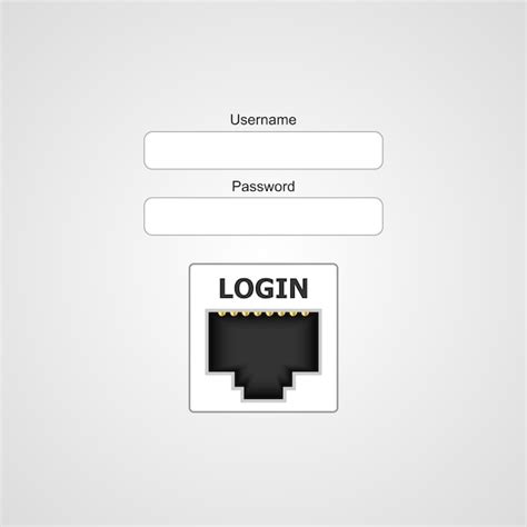 Premium Vector Login Form Ui Element